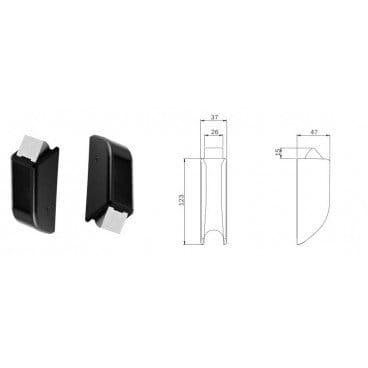 PANIC BAR MECHANISM-HAZARD EXIT SINGLE LEAF ISEO FAST PUSH IDEA BASE ...